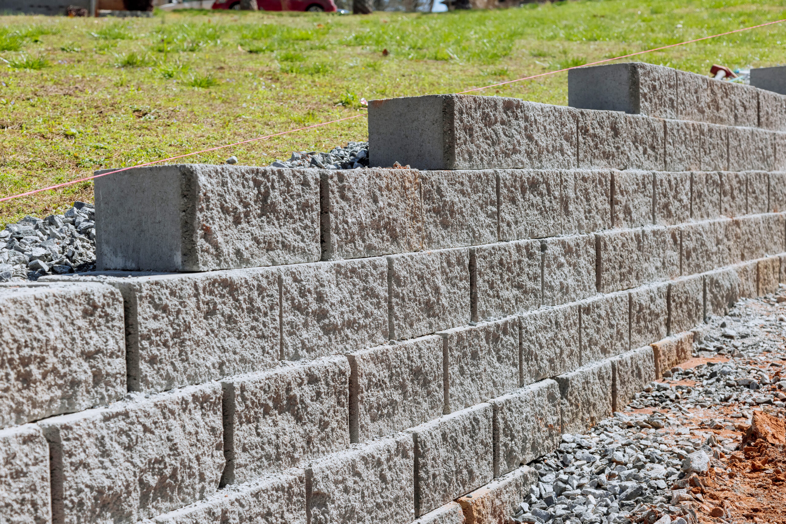 Building a Retaining Wall with Concrete and Rock: A DIY Guide ...